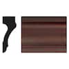 TRIMFINITY 13/16 in. x 2-1/4 in. x 96 in. Polystyrene Mahogany Casing ...