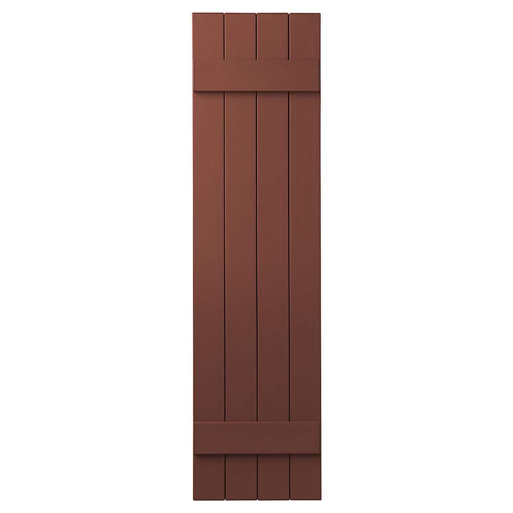 Ply Gem 15 in. x 47 in. Polypropylene 4-Board Closed Board and Batten ...
