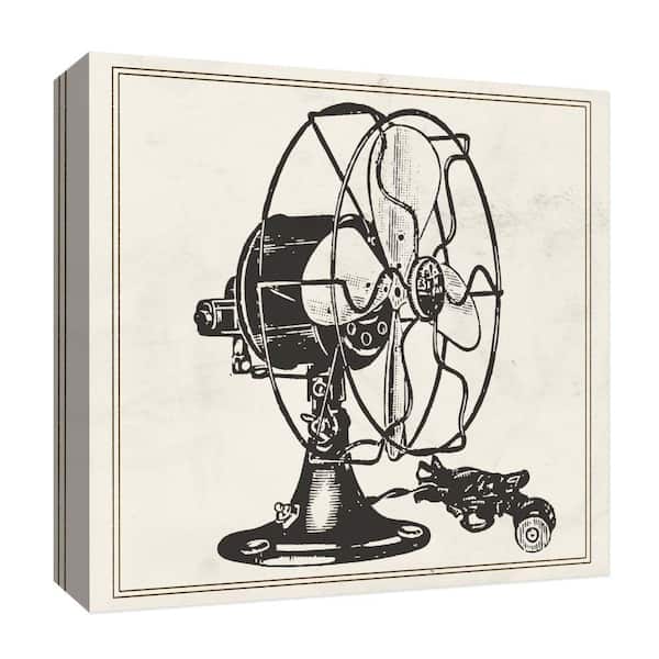PTM Images Old Fan'' Canvas Abstract Wall Art 15 in. x 15 in. 9-127481 ...
