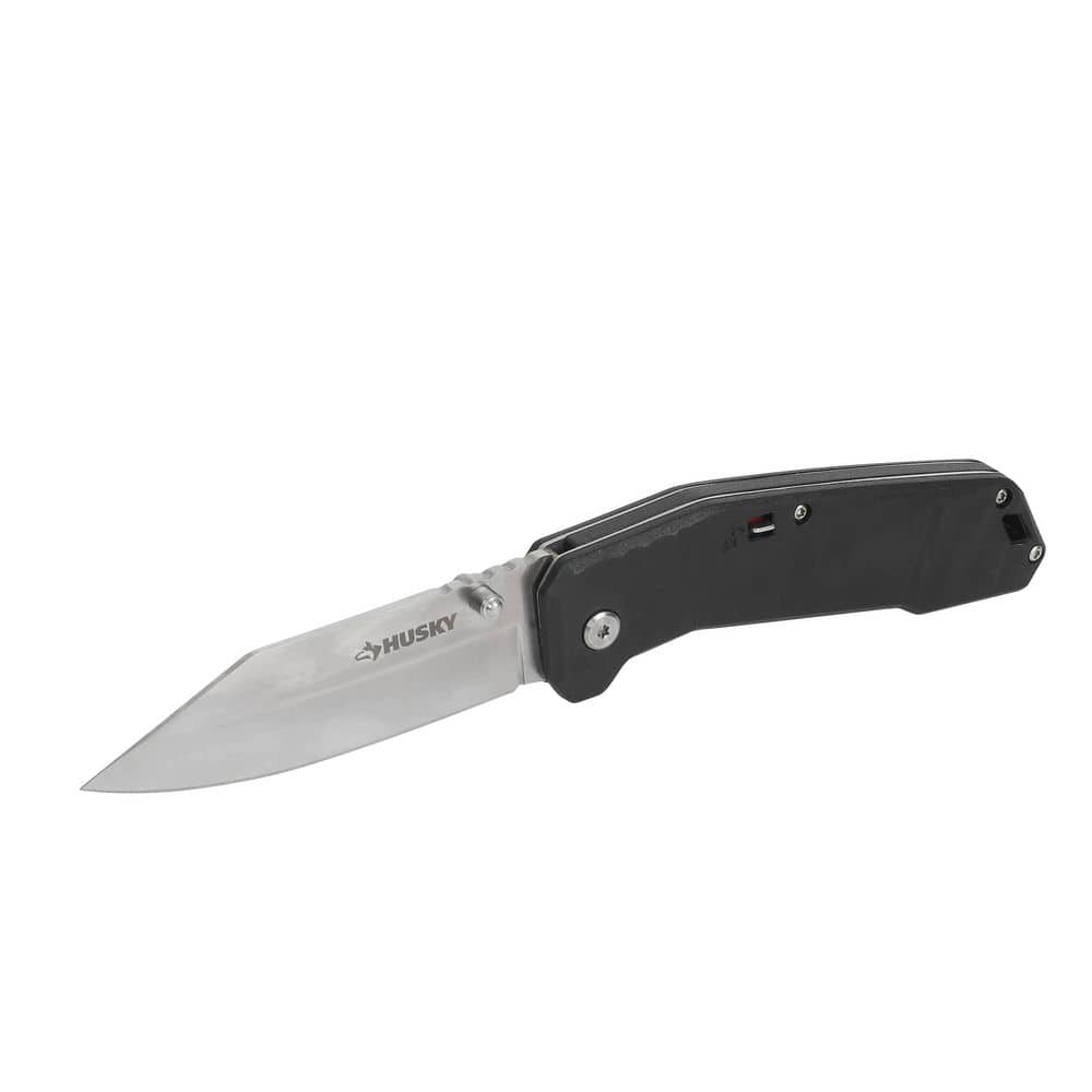 Husky 3.52 in. Spring Assist Folding Knife Set (1-Piece) 91784 - The ...