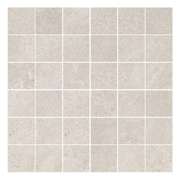 Ivy Hill Tile Monolith Linen White 3.93 in. x 0.35 in. Matte Porcelain ...