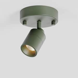 Vidalite Shura 1-Light Brushed Brass Integrated LED Spot Light w ...