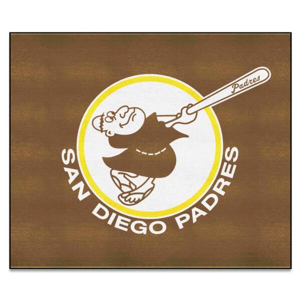 FANMATS San Diego Padres Tailgater Rug - 5ft. x 6ft. 37318 - The Home Depot