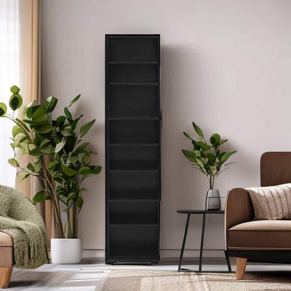 HOME IMPORTS EMPORIUM 12.75 in. Espresso Multimedia Storage Tower ...