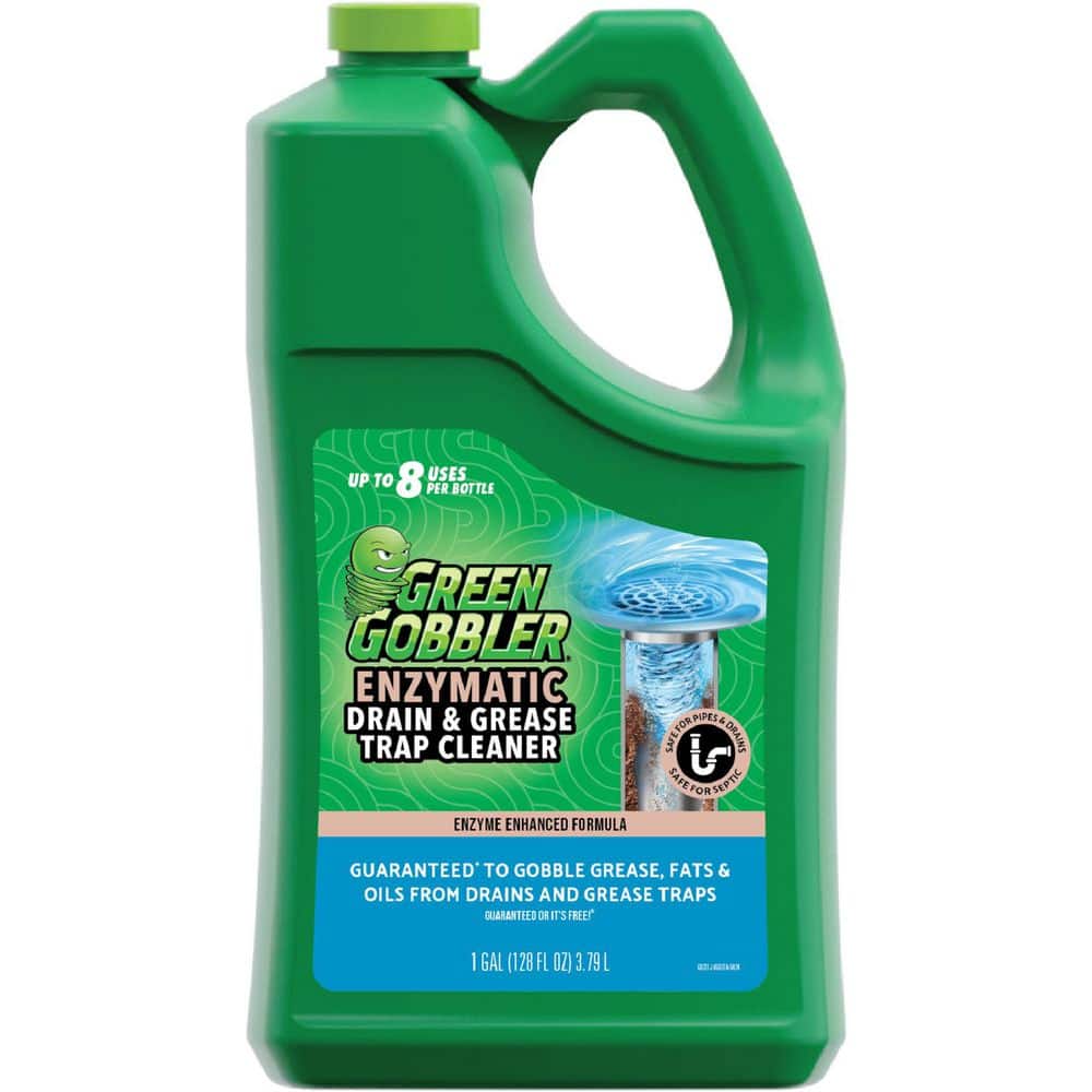 Green Gobbler 1 Gal. Enzymatic Drain and Grease Trap Cleaner (6-Pack ...