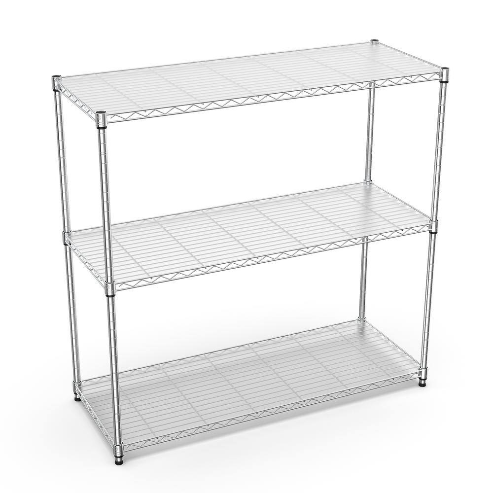 Tileon 3 Heavy Duty Wire Rack Metal Shelves, 1050 LBS Height Adjustable ...