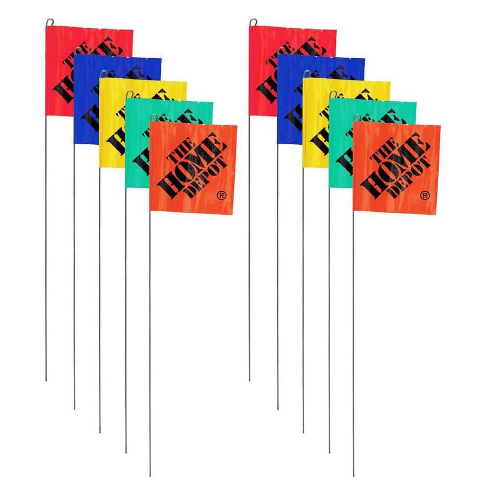Orbit 15 in. Irrigation Flags (10-Pack) 53314 - The Home Depot