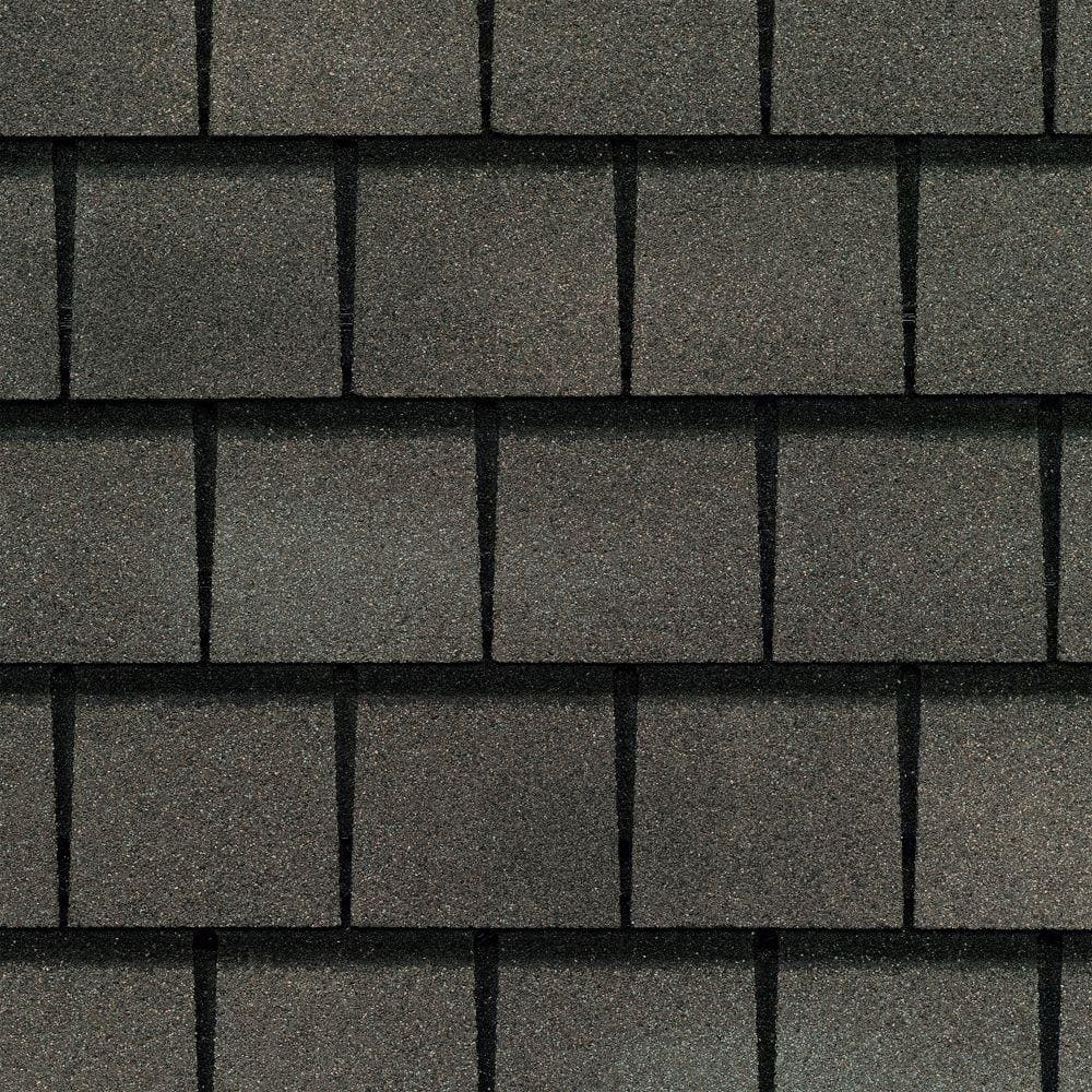 GAF Slateline Weathered Slate Designer Laminated Architectural Shingles ...