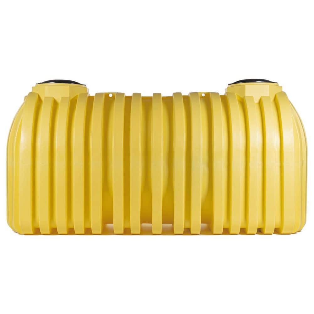 VPC 1500 Gal. Yellow Polyethylene Two Compartment Septic Tank 87-41760 ...