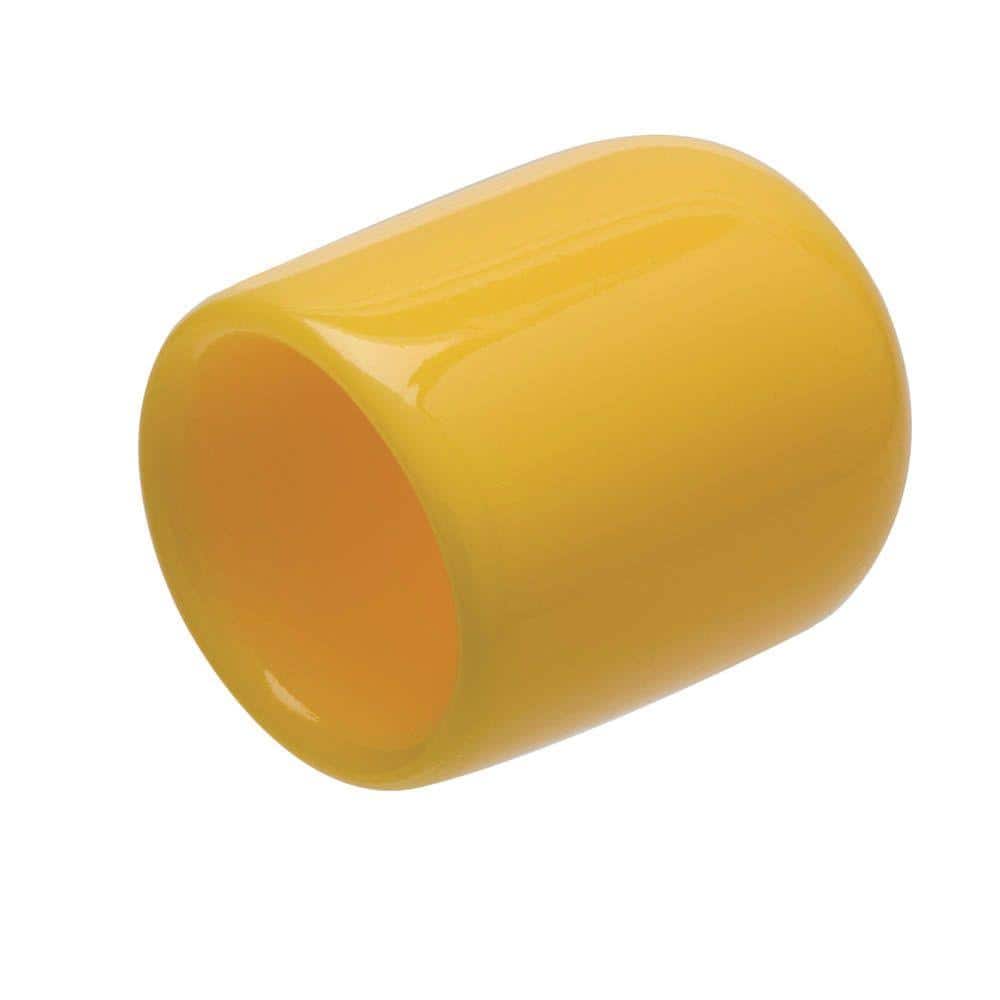 Everbilt 3/8 in. Yellow Zinc Screw Cover 2-Pieces (D14-V) 867798 - The ...