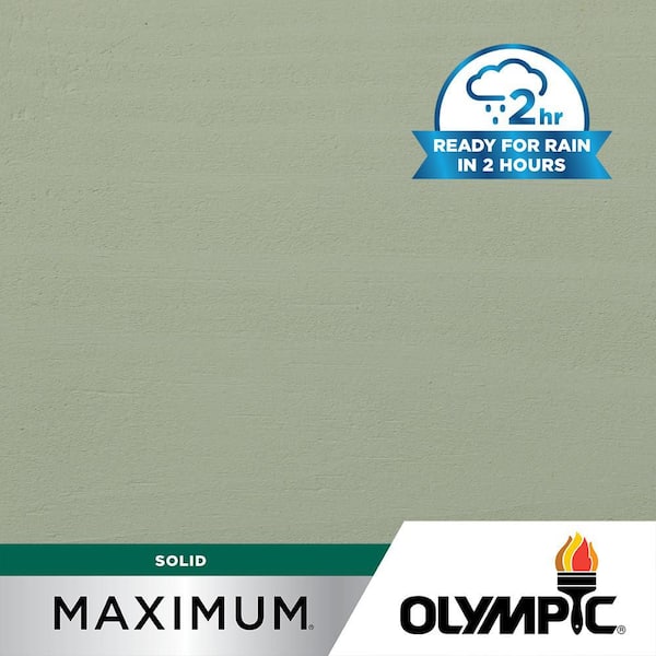 Olympic Maximum 1 gal.SC-1076 Silver Lining Solid Color Exterior Stain ...