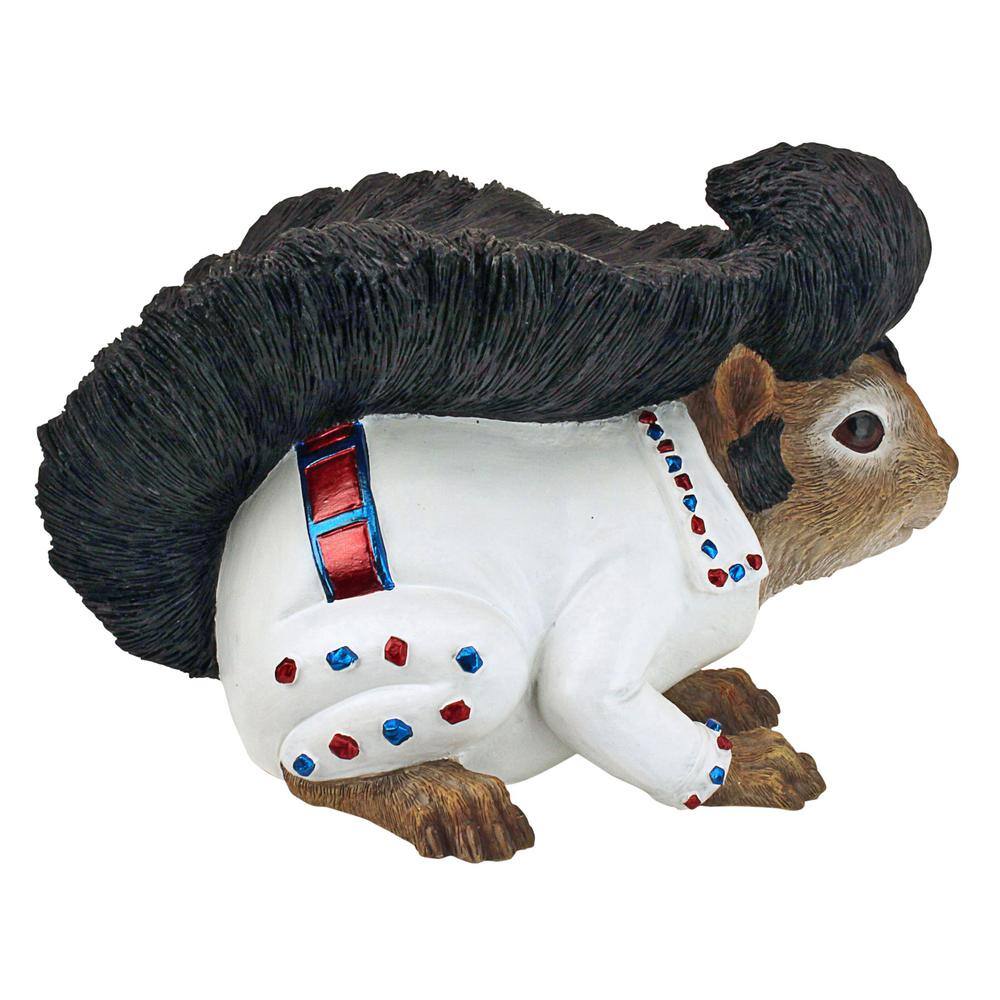 Buy 5 in. H Elmer the Rock and Roll Squirrel Garden Statue Online at ...