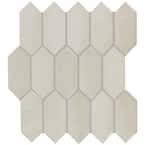 Daltile Miramo Pearl 11 in. x 12 in. Glazed Ceramic Picket Mosaic Tile (700.8 sq. ft./pallet ...