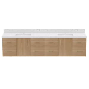 LANDOLT Elowen 24 in. W x 19.3 in. D x 24.4 in. H Single Sink Floating ...