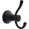 Delta Casara Double Towel Hook Bath Hardware Accessory in Matte Black ...