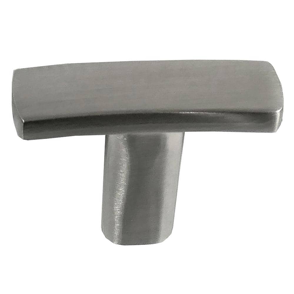 Laurey Contempo 1-1/2 in. Satin Nickel T-Knob Cabinet Knob 55928 - The ...