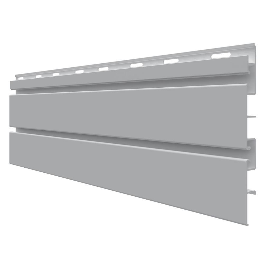 Trusscore 5/8 in. x 6 in. x 8 ft. Gray PVC SlatWall GTL1841608 - The ...