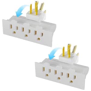 Yichuhaoxi Indoor Outdoor 3-Outlet Wall Adapter ETL Listed Weatherproof ...