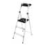 Rubbermaid 3-Step Aluminum Step Stool Ladder RM-AUL3G - The Home Depot