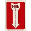 Brady 10 in. x 14 in. Fire Extinguisher Sign with Picto 25718 - The ...