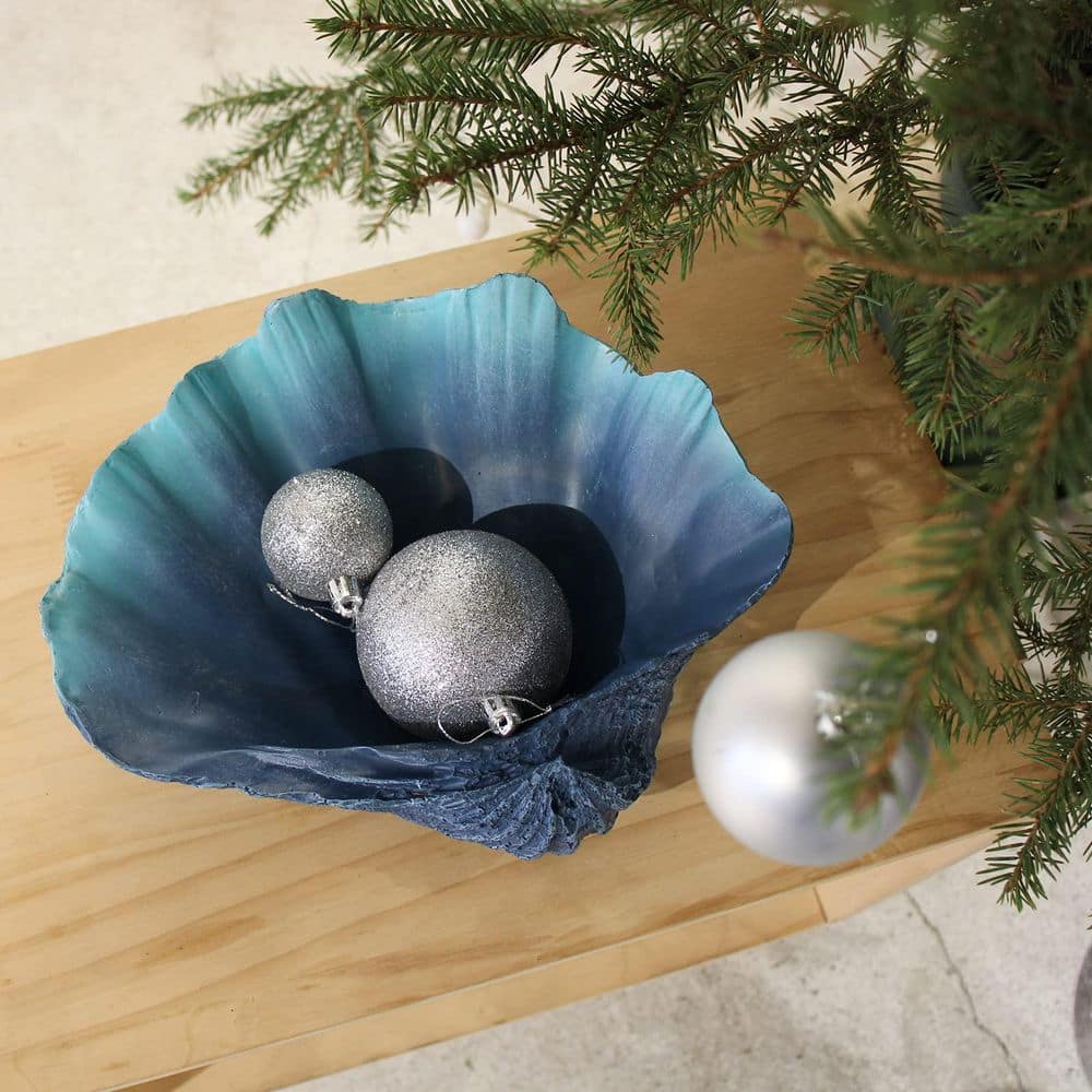 Blue Resin Decorative Bowls TN0261 - The Home Depot
