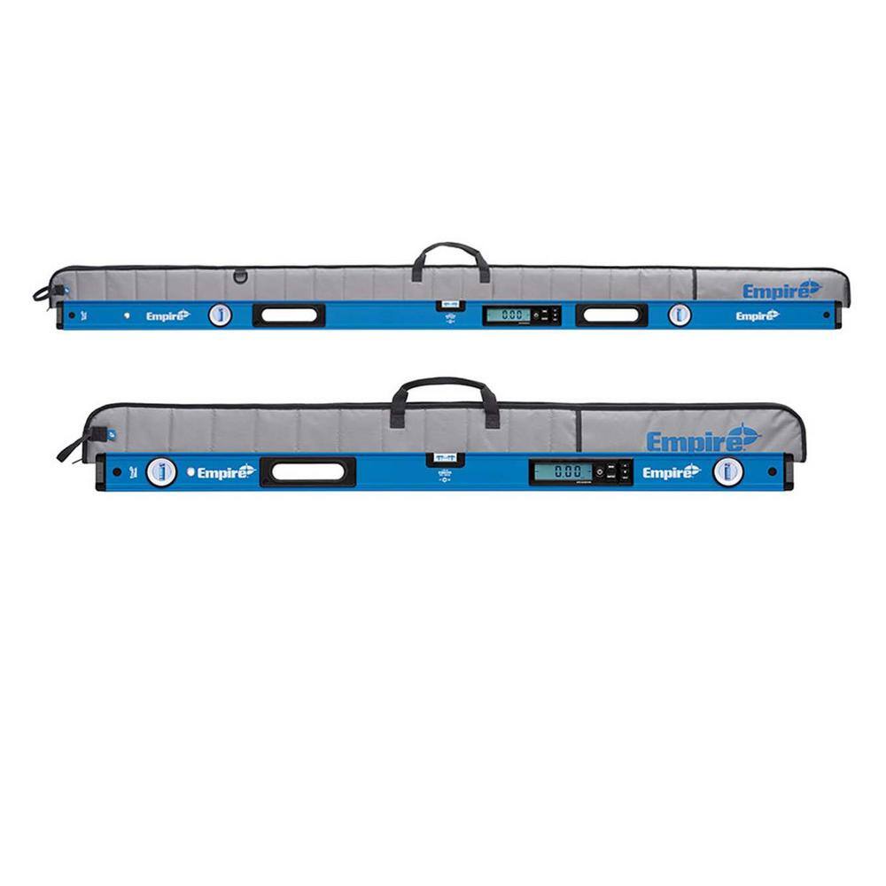Milwaukee 72 in. True Blue Digital Box Beam Level with Case with 48 In ...