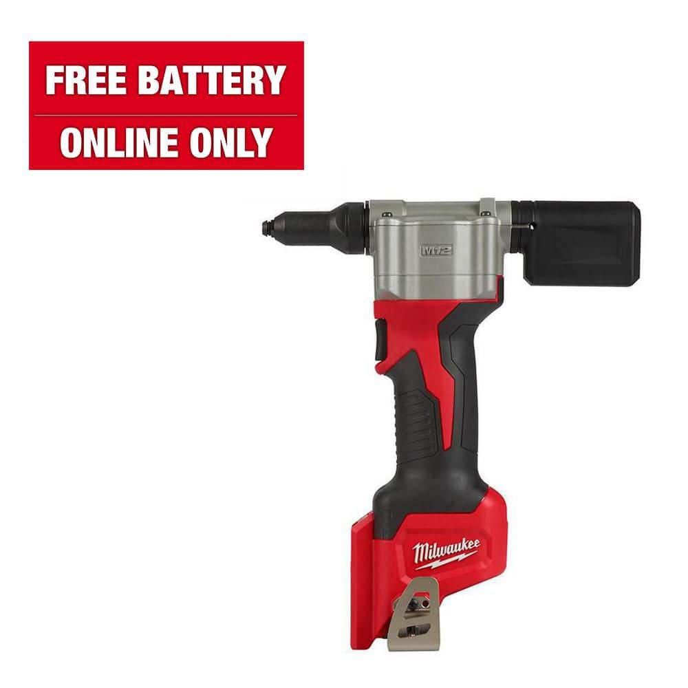 Milwaukee M12 12-Volt Lithium-Ion Cordless Rivet Tool (Tool-Only) 2550 ...