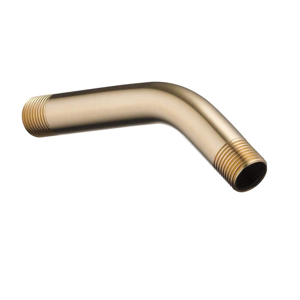 Delta 5.5 in. Shower Arm, Gold RP6023CZPR - The Home Depot