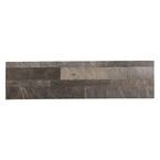 Aspect 23.6 in. x 5.9 in. Iron Slate Peel and Stick Stone Decorative ...