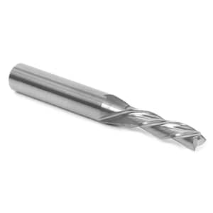 Yonico 3-Flute Downcut Spiral End Mill 1/4 in. Dia 1/4 in. Shank Solid ...