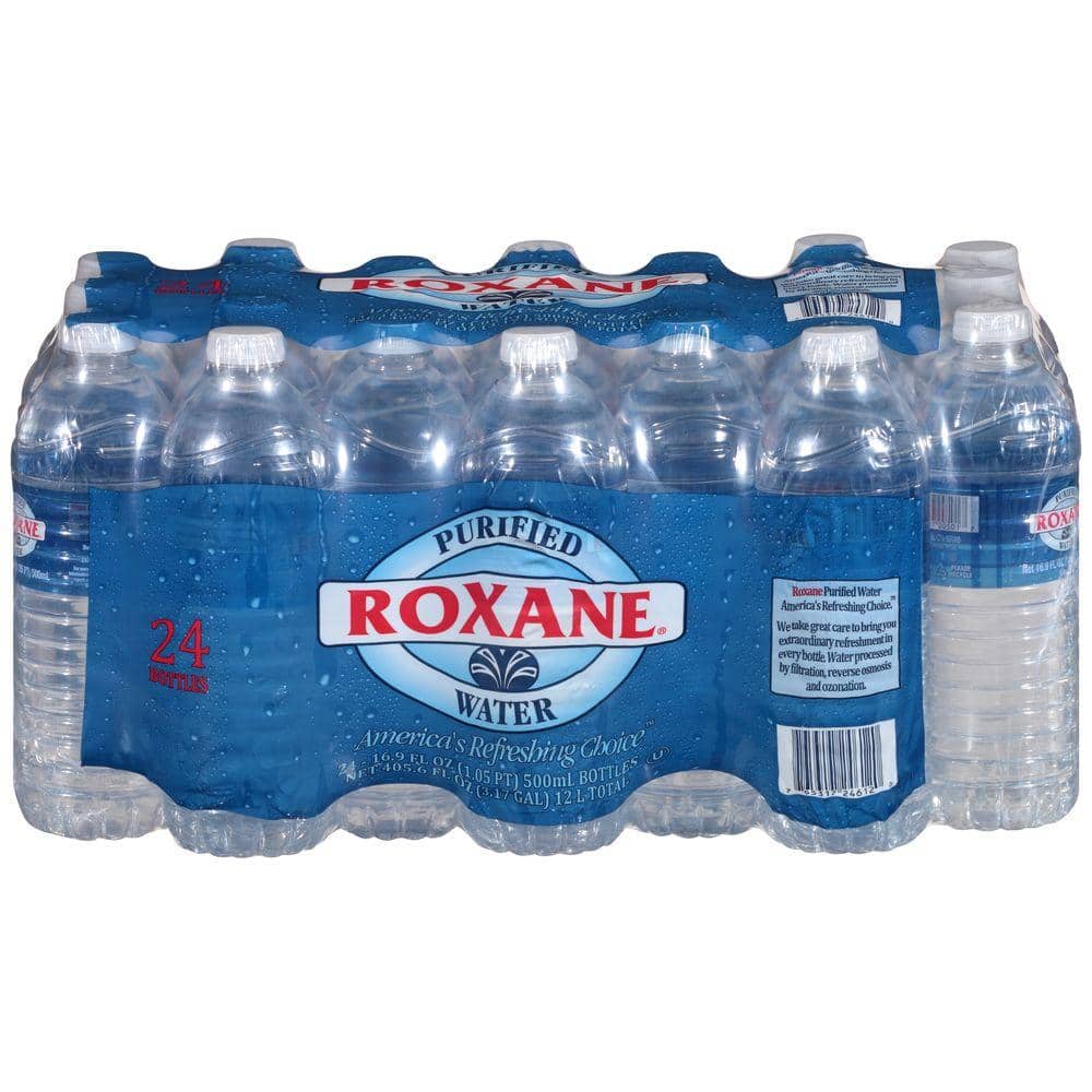 Roxane Purified Water (24-Pack) 246120 - The Home Depot