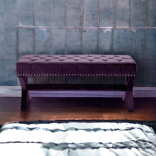Purple Bedroom Bench