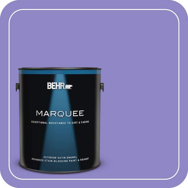 BEHR MARQUEE 1 gal. #MQ4-29 Brocade Satin Enamel Exterior Paint ...