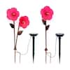 Trendscape Hibiscus 3-Head Bronze Solar LED Path Light GX-2505-3 - The ...
