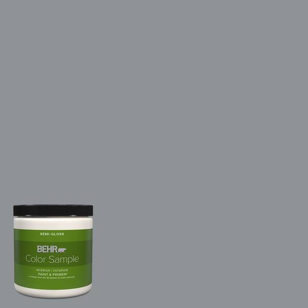 BEHR PREMIUM PLUS 8 oz. #PPU26-05 Flint Gray Semi-Gloss Interior ... BEHR PREMIUM PLUS 8 oz. #PPU26-05 Flint Gray Semi-Gloss Interior ...