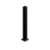 Pegatha 3.5 in. x 39 in. Black Fine Textured Aluminum Welded Post H ...
