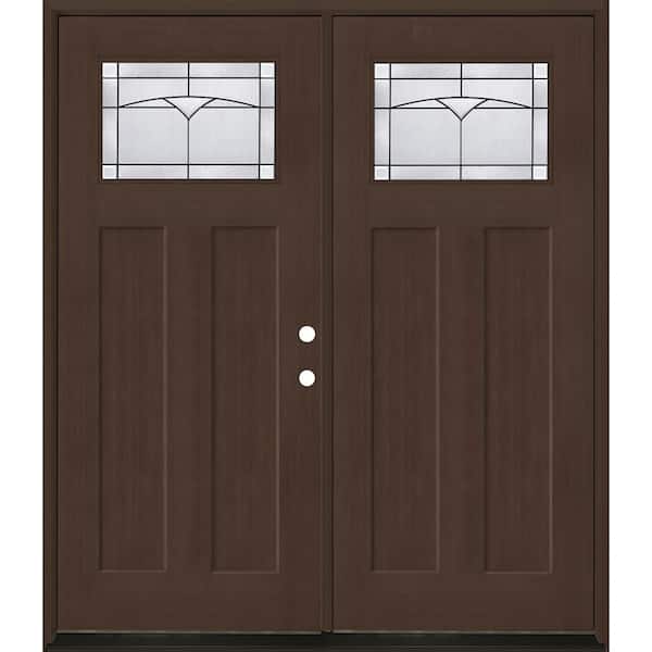 Steves & Sons Regency 72 in. x 80 in. 1/4 TopL Horizon Glass LHIS ...