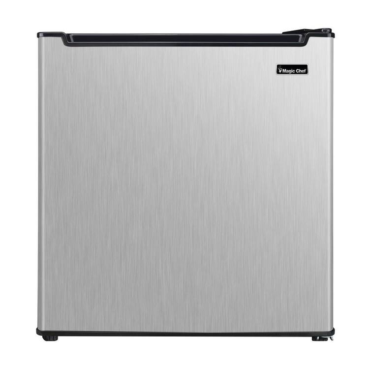 Magic Chef 1.7 cu. ft. Freezerless Mini Fridge in Stainless Steel ...