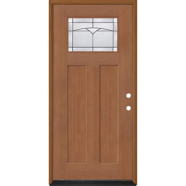 Steves & Sons Regency 36 in. x 80 in. 1/4 TopL Horizon Glass LHIS ...