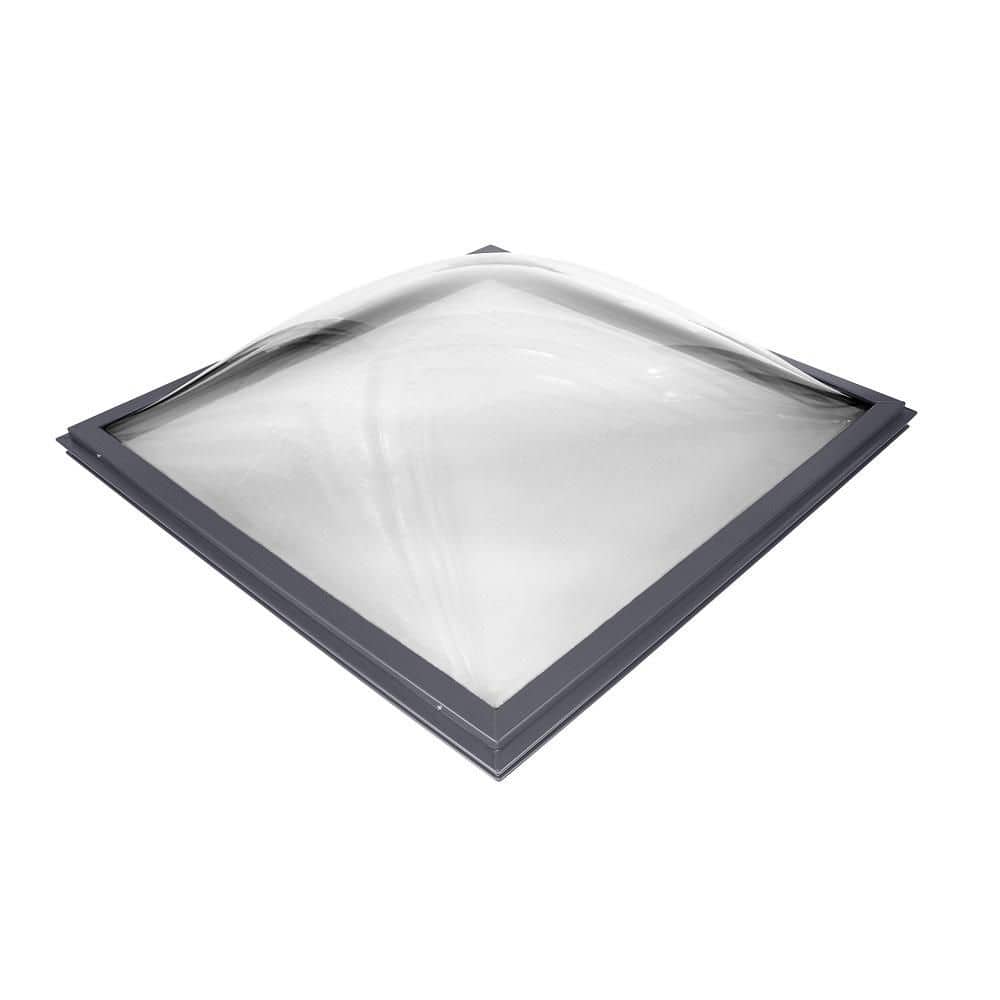 VELUX 46-1/2 in. x 46-1/2 in. Fixed Curb Mount Acrylic Double Dome ...
