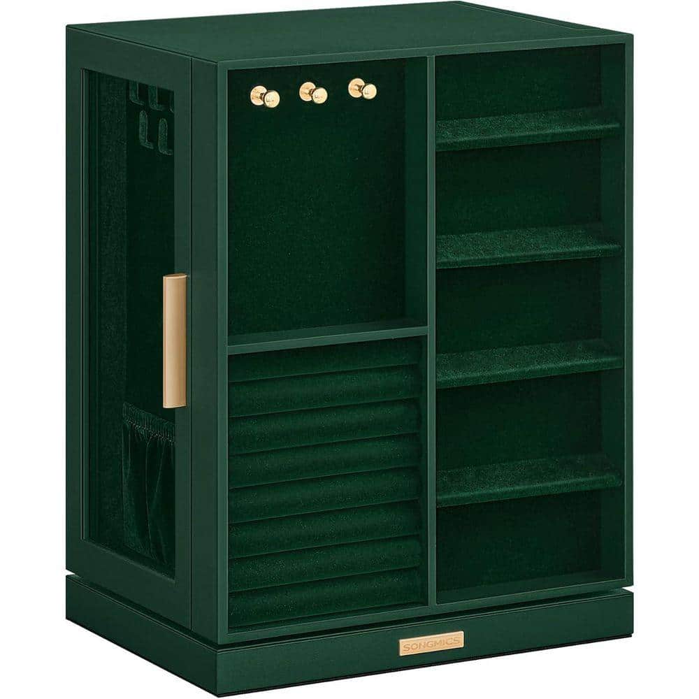 Jewelry Box 360° Rotating, Jewelry Storage Case with 5 Drawers, Forest ...