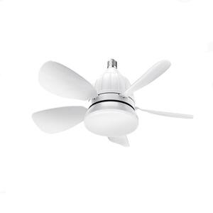 Bell + Howell Socket Fan 15.7 in. Indoor White Socket Ceiling Warm ...