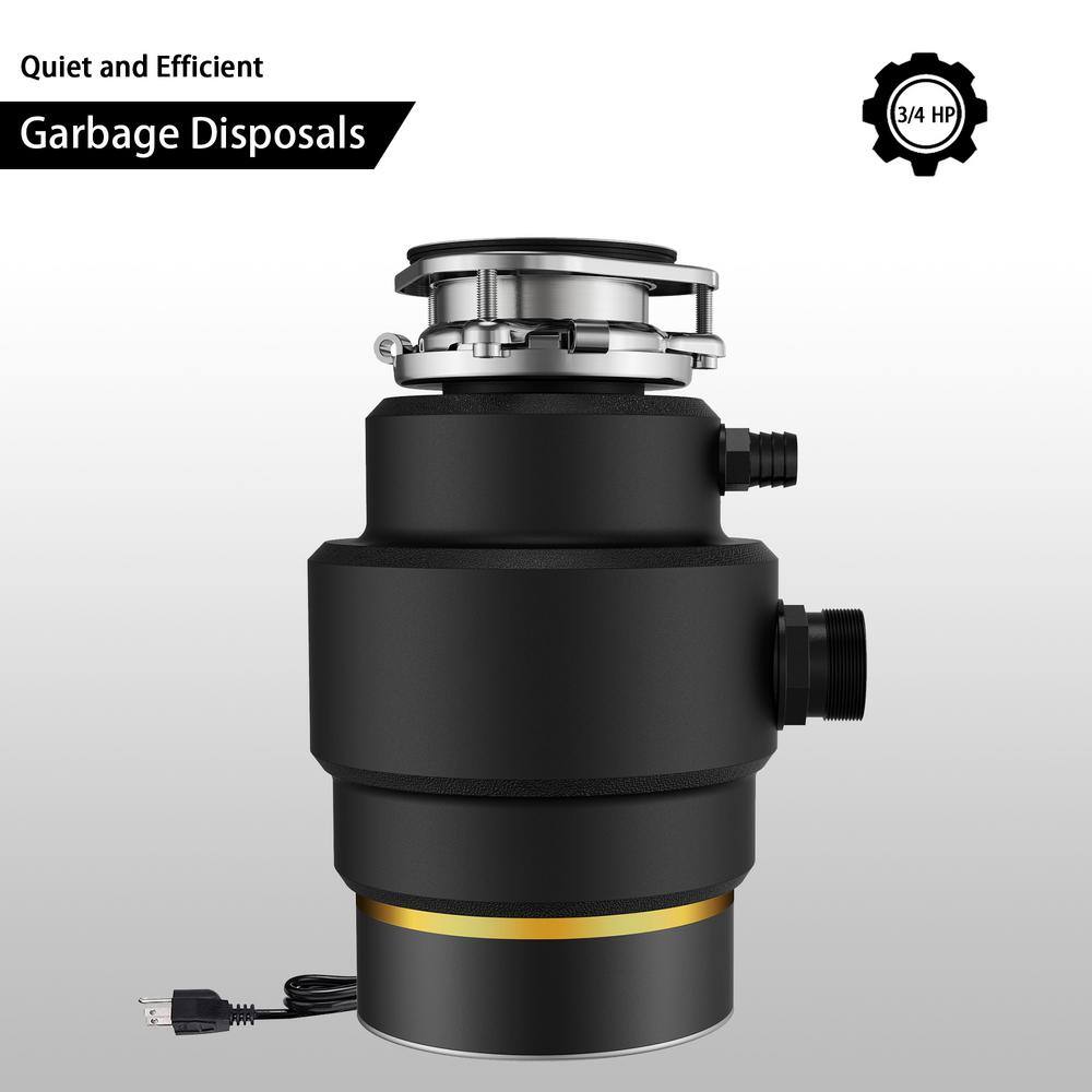 Trifecte Grinder 3/4 HP Continuous Feed Garbage Disposal with Sound ...