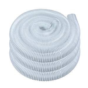 ‎POWERTEC PVC Dust Collection Hose (4 in. x 20 ft.) Flexible Clear View ...