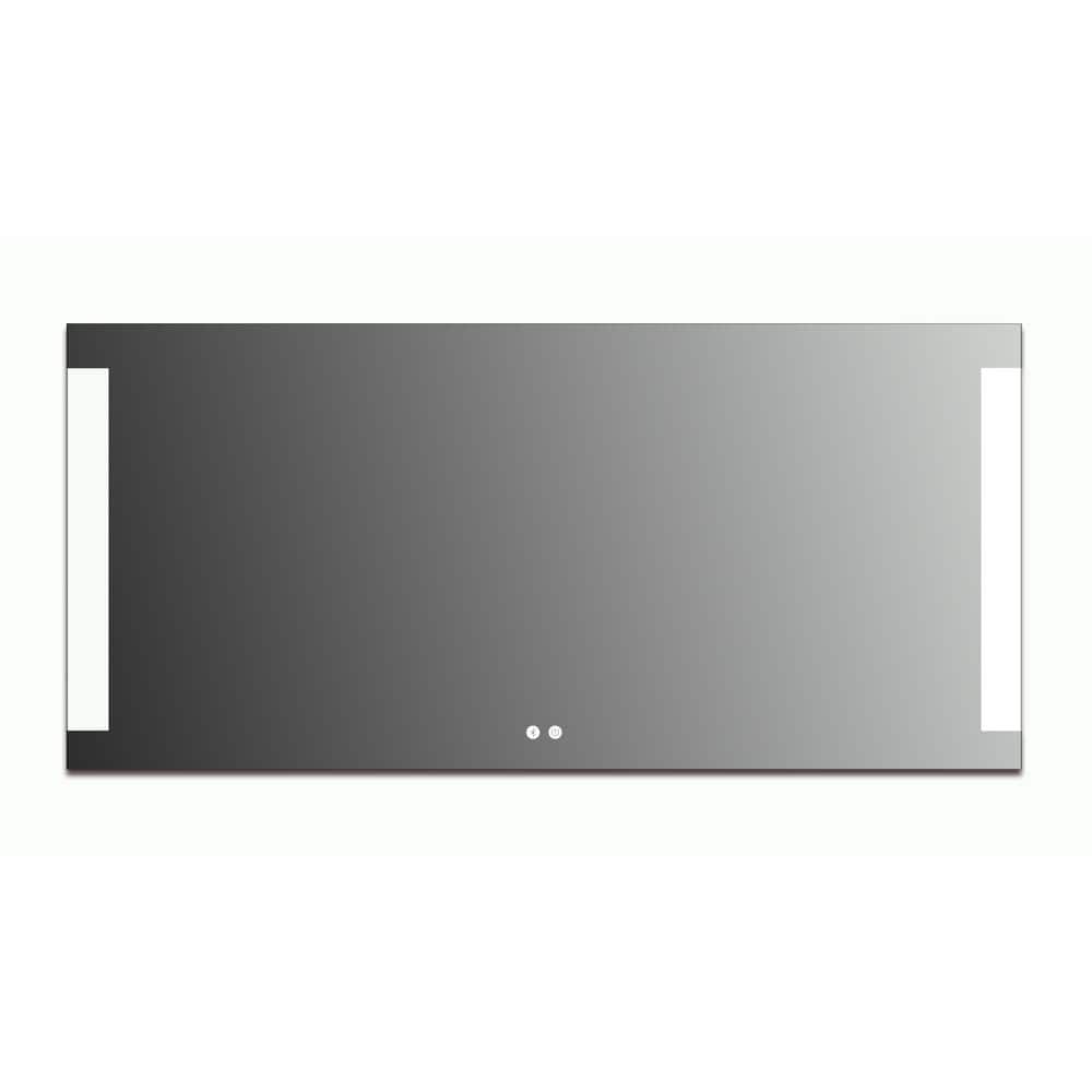 Vanity Art Honfleur 60 in. W x 28 in. H Large Frameless Rectangular LED ...