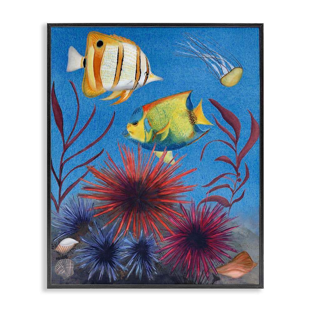 Stupell Industries Seafaring Fish and Urchins by Michelle Ingari ...