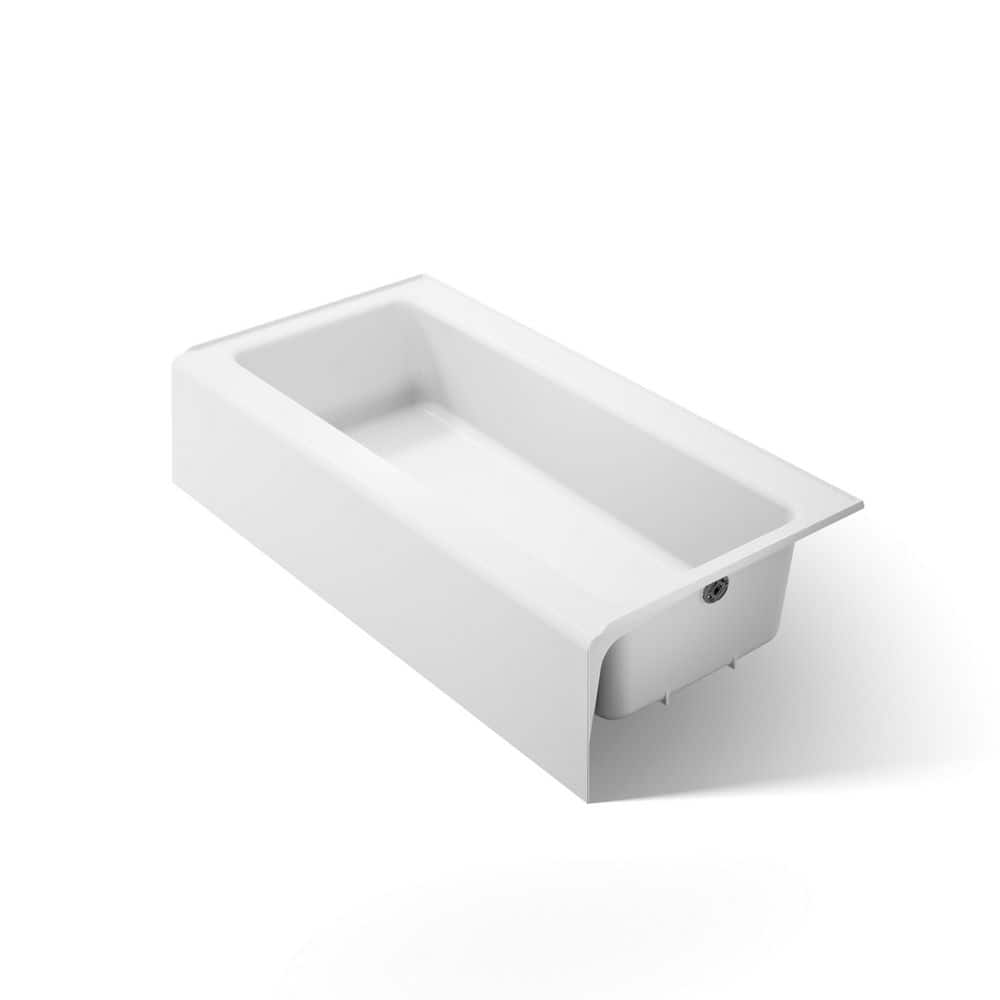 KOHLER Bellwether 60 in. x 30 in. Soaking Bathtub with Right-Hand Drain ...