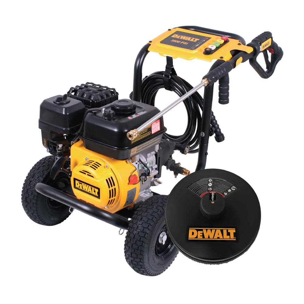 DEWALT 3500 PSI 2.5 GPM Cold Water Gas Pressure Washer with DeWalt ...