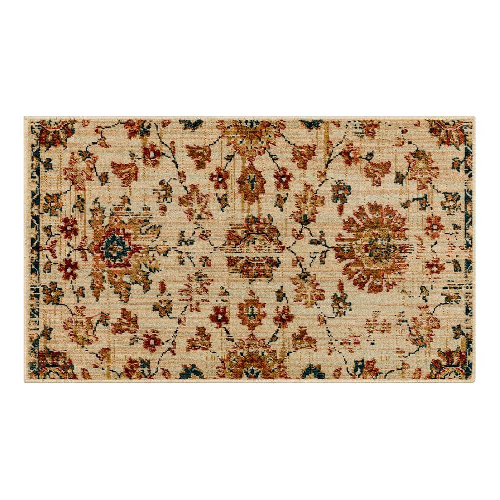 Mohawk Home Holbrook Vanilla 2 ft. 2 in. x 3 ft. 9 in. Traditional ...