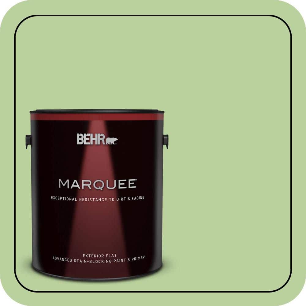 BEHR MARQUEE 1 gal. #P380-4 Four Leaf Clover Flat Exterior Paint ...